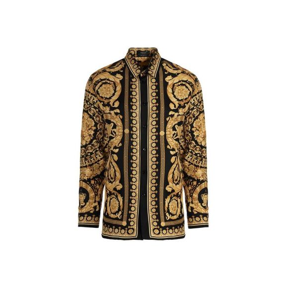 Versace | Shirts | Versace Mens Multicolor Shirt | Poshmark